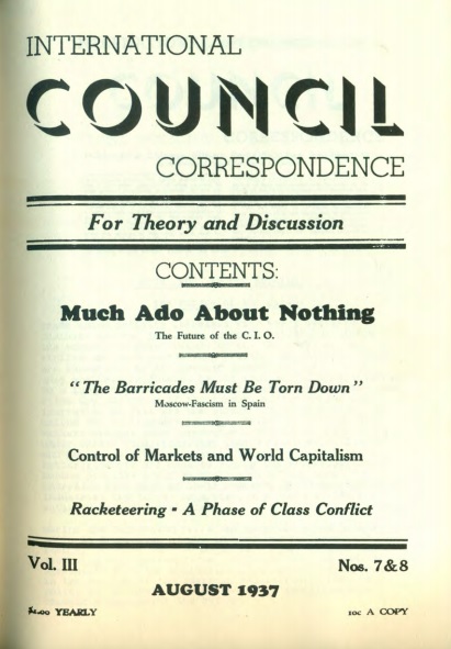 International Council Correspondence Volume 3, Number 7-8 | libcom.org